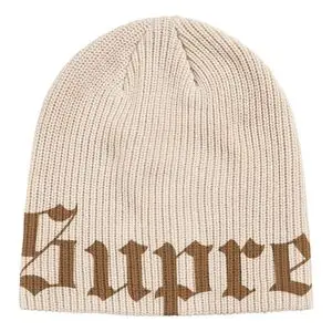 Supreme Old English Printed Beanie - Stone