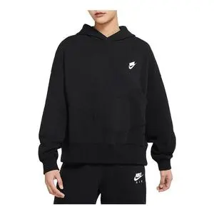 Nike Swoosh Hoodie - Black/white