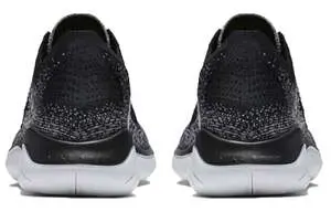 Nike Free Rn Flyknit 2018 Athletic Sneakers - White/black