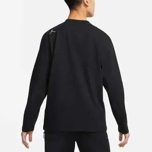 JORDAN Splicing Pocket Reflective Printing Round Neck Pullover T-shirt