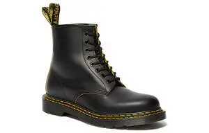Dr. Martens 1460 Double Stitch Lace Up Boots - Black