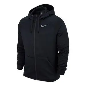 Nike Therma Zipper Cardigan Hooded Jacket - Black