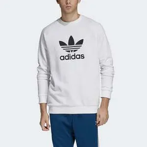 Adidas Originals Trefoil Warm-up Crew Sweatshirt - White