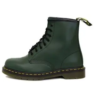 Dr. Martens Dr. Martens 1460 Smooth Leather Lace-Up Boots Green