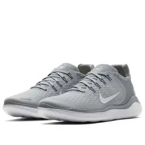 Nike Free Rn 2018 Running Shoes - Gray/white