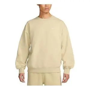 Nike Nike Solo Swoosh Fleece Crew Sweatshirt 'yellow' Yellow