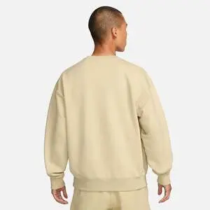 Nike Solo Swoosh Fleece Crew Sweatshirt - Yellow