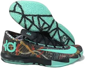 Nike Kd 6 'all Star Illusion' Sneakers - Multi-color/green Glow-black