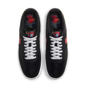 Nike Court Vision Low Sneakers - Black/red