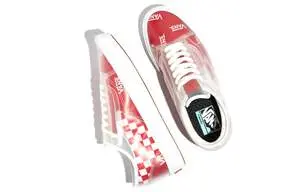 VANS Comfycush Slip-skool "block Red Checker - Red/white