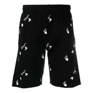 Off-White Logo Print Short Skirt
