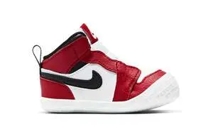 JORDAN Air 1 Bootie White Varsity - Red
