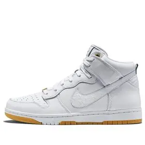 Nike Dunk Comfort Premium Qs High Top Sneakers - Yellow/white