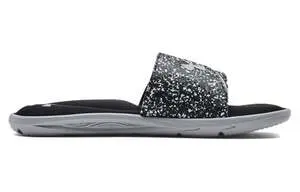 Under Armour Ignite 6 Graphic Strap Slide - Black/mod Grey