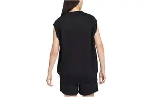 Nike Phoenix Fleece Oversized Vest - Black