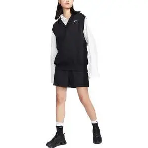 Nike Phoenix Fleece Oversized Vest - Black
