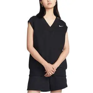 Nike Phoenix Fleece Oversized Vest - Black