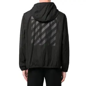 Off-White Fw22 Back Classic Logo Printing Hooded Jacket