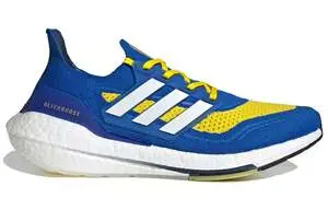 Adidas Ultraboost 21 'la Rams' Athletic Sneakers - Blue/white/yellow