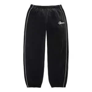 Supreme Ss26 Velour Mesh Track Pant - Black