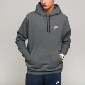 Nike Logo Hoodie - Dark Gray