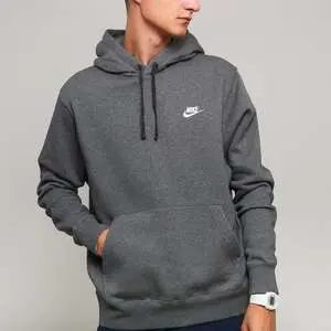 Nike Logo Hoodie - Dark Gray