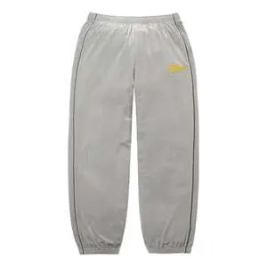 Supreme Ss26 Velour Mesh Track Pant - Silver