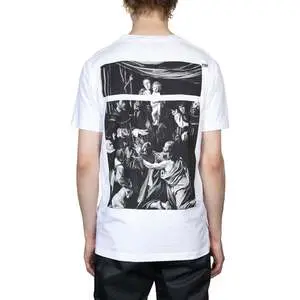 Off-White Back Black Painting Short Sleeve Tee
