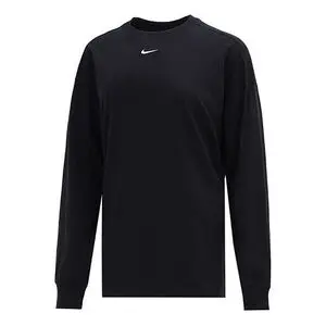 Nike Essential Crewneck Long Sleeve Top - Black