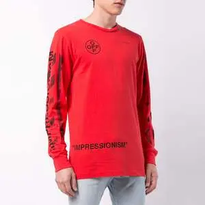 Off-White Long Sleeve Graphic T-shirt