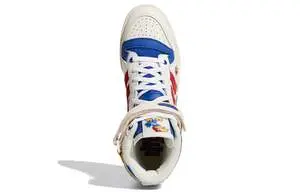 Adidas Forum 84 High X Eric Emanuel "kansas Jayhawks" Sneakers - White/red/blue