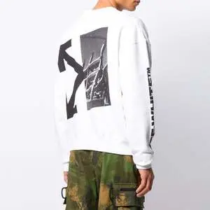 Off-White Printed Crewneck Pullover