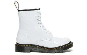 Dr. Martens 1460 Patent Croc Emboss Leather Boots
