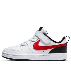 Nike Court Borough Low 2 Sneakers - White/red/black