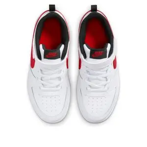 Nike Court Borough Low 2 Sneakers - White/red/black