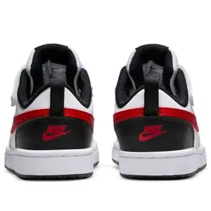 Nike Court Borough Low 2 Sneakers - White/red/black