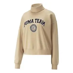 PUMA Team" Logo High Neck Sweatshirt