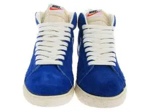 Nike Blazer High Top Suede Sneakers - Blue