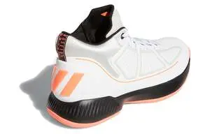 Adidas D Rose High Top Basketball Sneakers - White/black/pink
