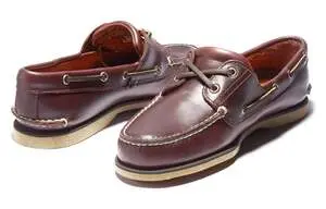 Timberland Classic Boat Shoes - Redbrown