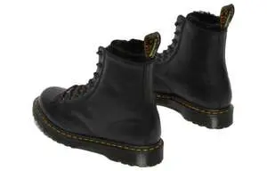 Dr. Martens Barton Shearling Lined Leather Ankle Boots