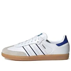 Adidas Samba Og "white Lucid Blue - White/blue