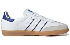 Adidas Samba Og "white Lucid Blue - White/blue
