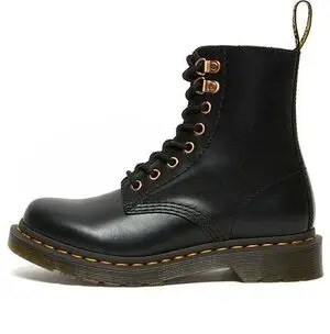Dr. Martens Pascal Hdw Lace Up Combat Boots - Black