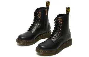 Dr. Martens Pascal Hdw Lace Up Combat Boots - Black