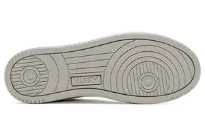 AUTRY Medalist Leather Low Top Sneakers - White/grey