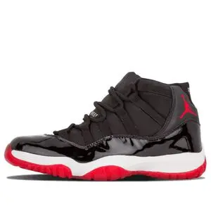 JORDAN Air Jordan 11 Retro 'Bred' 2001 High Top Sneakers Black