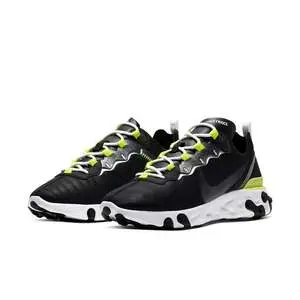 Nike React Element 55 Se Lemon Venom' Sneakers - Black