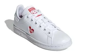Adidas Stan Smith J Sneakers With Heart Detail