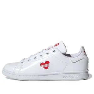 Adidas Stan Smith J Sneakers With Heart Detail